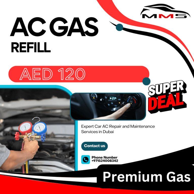 Beat the Dubai Heat: Get Your Car AC Gas Top Up Quickly & Efficiently
